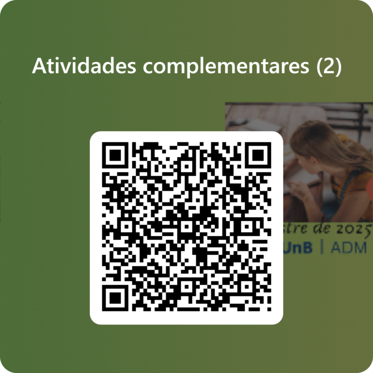Atividades Complementares – ADM UnB
